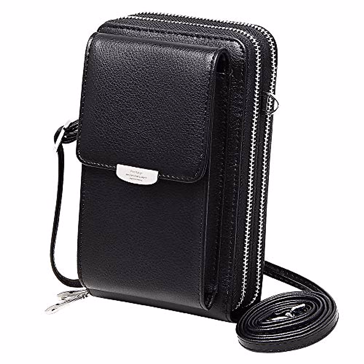 KUKOO Small Crossbody Phone Bags for Women Touch Screen Purse Wallet Mini Shoulder Handbag with Credit Card Slots