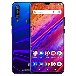 BLU G9 Pro -6.3” Full HD Smartphone with Triple Main Camera, 128GB+4GB RAM -Nightfall (Renewed)