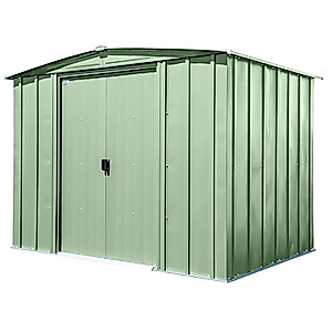 Arrow Classic Steel Storage Shed, 8x6, Sage Green