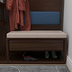 Focuprodu Bench Cushion 42 inch, Patio Furniture Cushions, Personalized Custom Non-Slip Durable Window Cushions Chair Cushions. 90+ Colors to Choose from. (42x18x2.5, Light Brown)