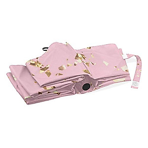 Compact Umbrella Travel Colorful Retro Cute Art Painting Windproof Kids Folding Umbrella Rain & Wind Resistant Compact And Lightweight For Business And Travels