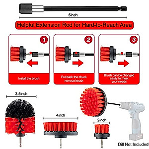 Vanmirr 26PCS Car Detailing Brush Set, Car Detailing Kit,Car Cleaning Kit, Auto Detailing Brushes,Car Cleaning Tools for Interior Exterior,Wheels, Dashboard, Leather, Air Vents