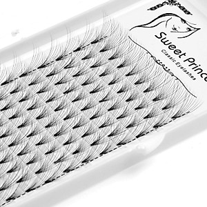 12rows,120pcs 10D Premade Volume Fans Eye Lashes Extensions Thickness 0.07mm D Curl Black Soft Individual False Eyelashes Makeup Fake Lashes Cluster 8-18mm to Choose(14mm)