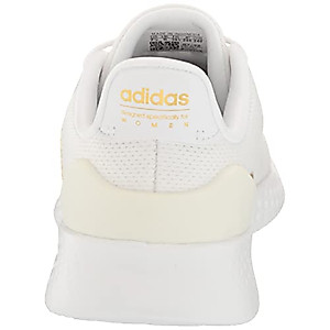 adidas Women's Puremotion Se Running Shoe, White/White/Black, 8