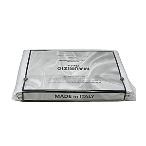 Maurizio Italy 3 Piece 100% Cotton Luxury Duvet Quilt Comforter Cover Set with an Embroidered Hemstitch Detail (King (U.S. Standard))