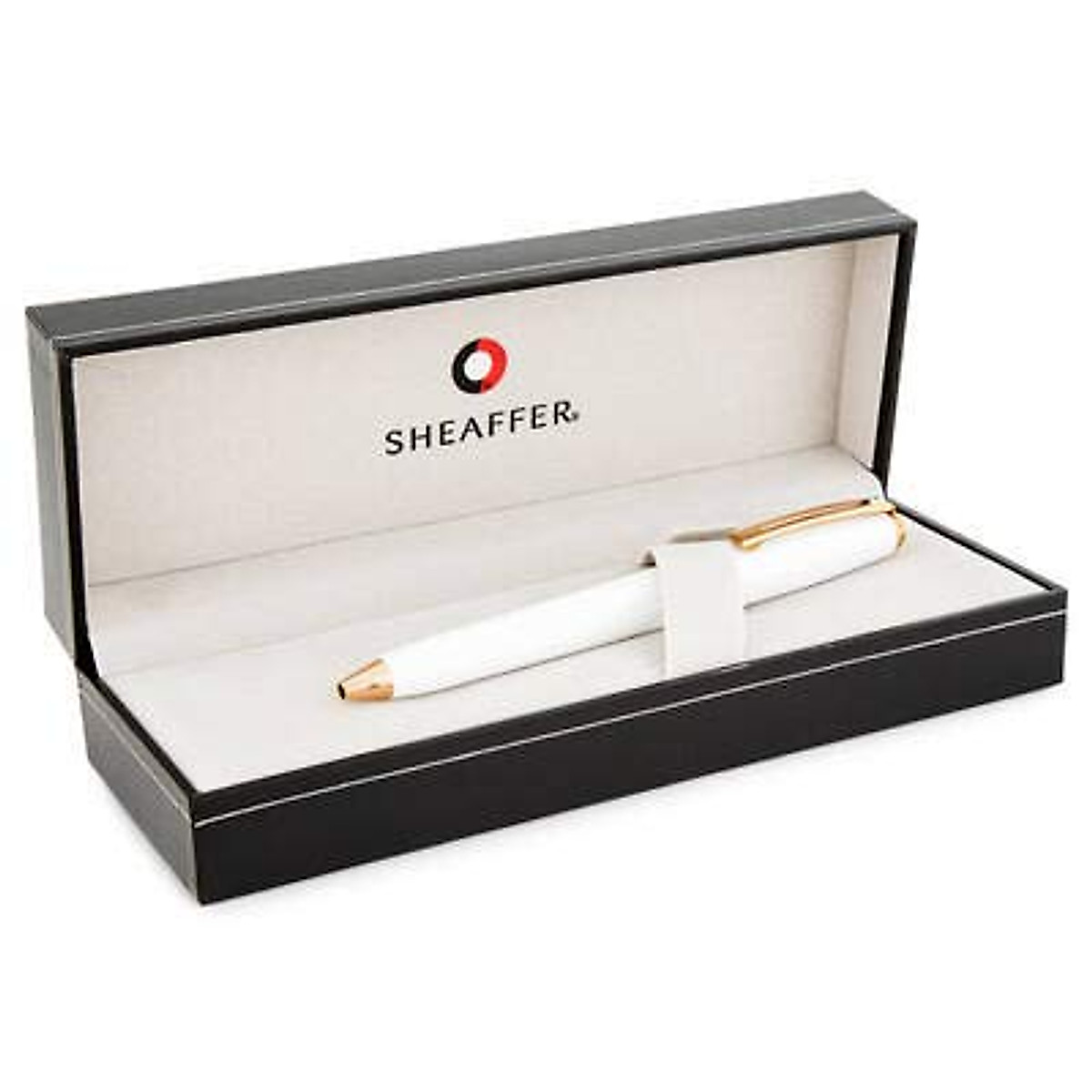 Sheaffer Prelude Ballpoint - White Lacquer with Rose Gold Trim E2914251