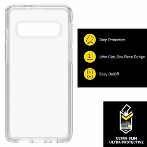 OtterBox Symmetry Clear Series Case for Galaxy S10 - Retail Packaging - Stardust