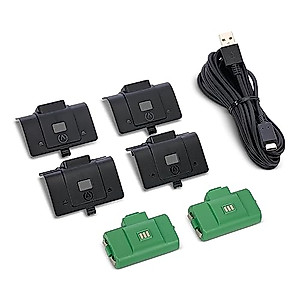 PowerA Play & Charge Kit for Xbox Series X|S and Xbox One Wireless Controller, Xbox Controller Battery Pack, Rechargeable Battery, Officially Licensed for Xbox