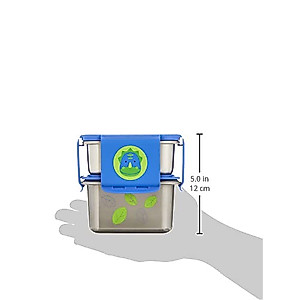 Skip Hop Toddler Stainless Steel Lunch Box Kit, Zoo, Dino