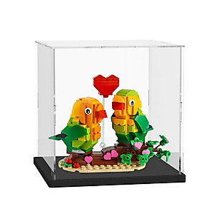 Nynelly Clear Acrylic Display Case for Collectibles,30.7" Tall Dispaly Case for Lego Castle 71040 Toys Self-Assembly Large Display Box with Base Countertop Showcase for Figures,20.1x15x31.1 in