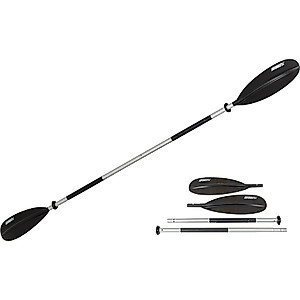 Sea Eagle 4 Part Easy Pack Kayak Paddle (7'10 inch) with Asymmetrical Fiberglass Reinforced Nylon Blades Boats (1)