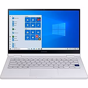 Laptop Samsung - Galaxy Book Flex Alpha 2-in-1 13.3" QLED Touch-Screen Intel Core i5 - 8GB Memory - 256GB SSD - Royal Silver - NP730QCJ-K01US