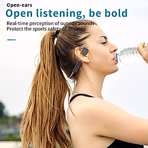OFUSHO Bone Conduction Headphones, Open Ear Bluetooth Headphones, Wireless Headphones Sports Earphones