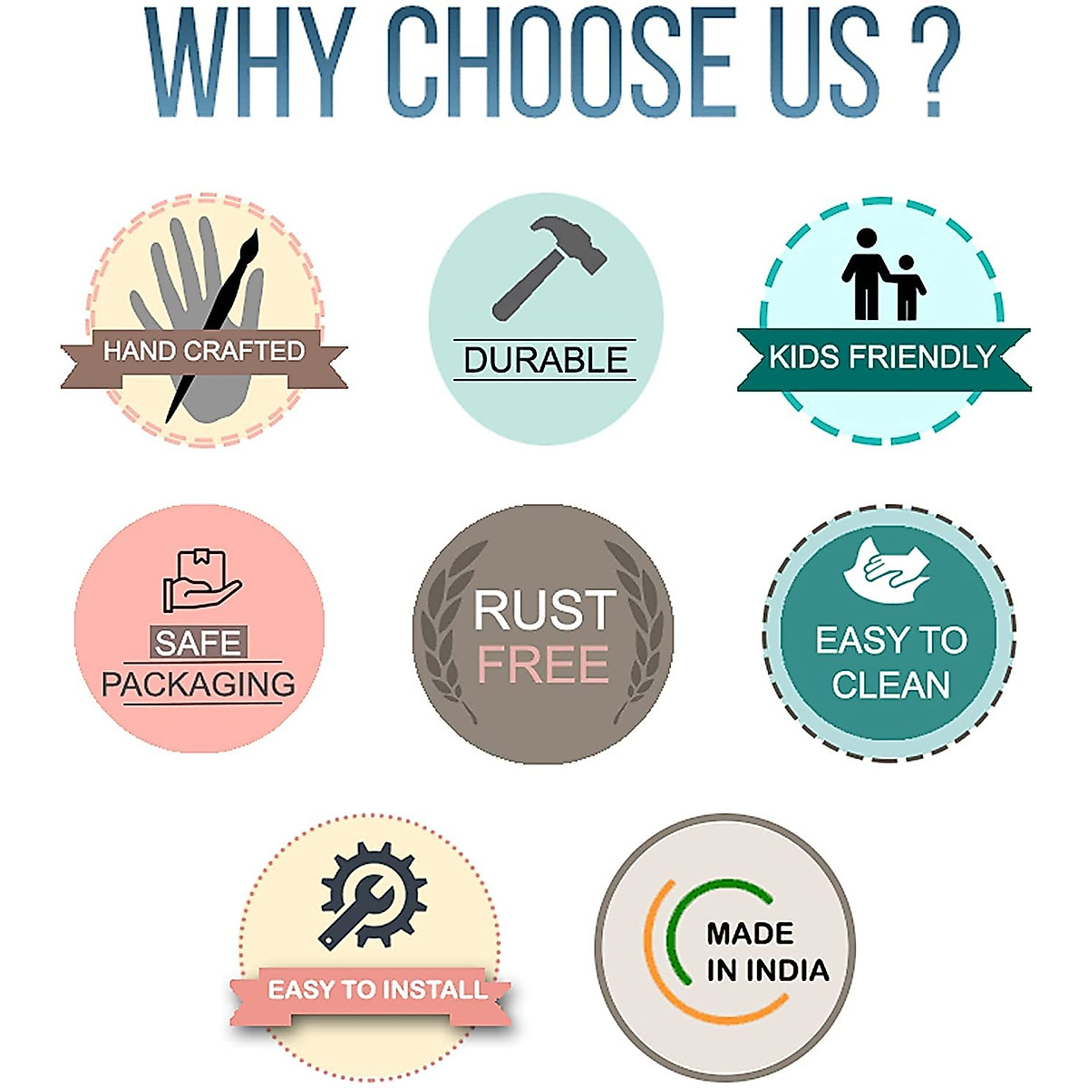 Indian Shelf Wooden Door Stopper | Handmade Green Door Wedge Stopper | Etched Stopper Door (13.97 Cm, 1 Piece)