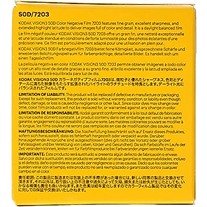 Kodak Super 8 Color Negative VISION3 50D 7203 / 50ft Cartridge