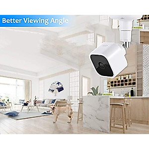 Blink Mini Camera Wall Mount Bracket, 360 Degree Adjustable Camera Mount Stand for Blink Mini Indoor Camera, Also Fit for Blink XT2 Outdoor / Indoor Home Security Camera System (2 Pack)
