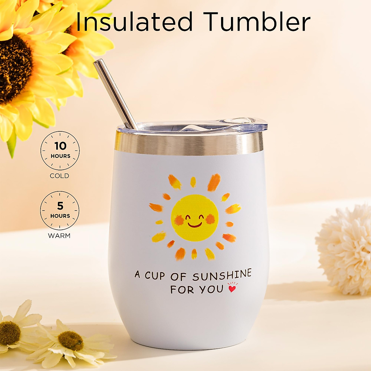 Sunflower Gifts for Women,Sending Sunshine Get Well Soon Gifts Basket Care Package Unique Birthday Gifts Box Thinking of You Gift for Her Relaxing Spa Bath Gift for Women New Mom Sister Best friend