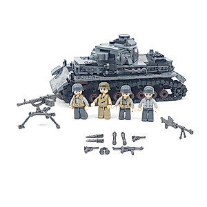 General Jim's German Panzer IV Military Iron Empire WW2 Tank Building Blocks Bricks Set
