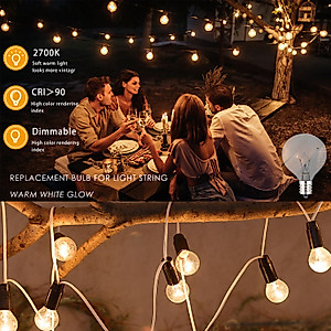 SerBion 40 Watt Light Bulbs E12 Candelabra Base 120Volt Round Light Bulb for Chandelier Table Lamp Wall Sconces Candle Lamp Wax Melter (Soft Warm White)