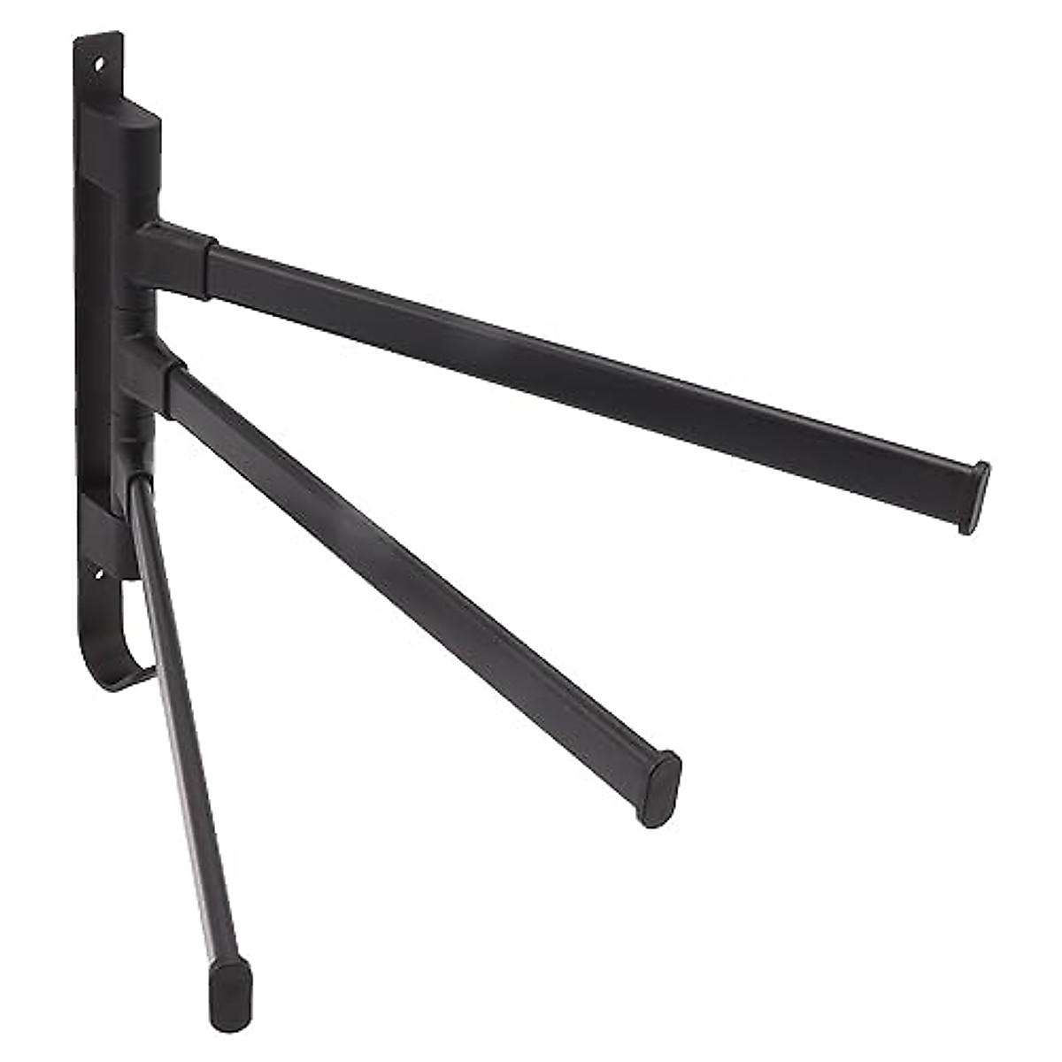 Swivel Towel Rack Hand Towel Bar Bathroom Swing Hanger Towel Rack Holder Wall Mounted Bathroom Corner Hanging Rod(3 Arms)