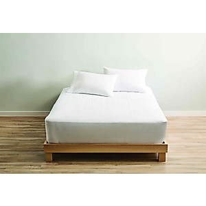 Sunbeam Restful Heated Mattress Pad 12 Heat Settings Auto Off Digital Controls Full White