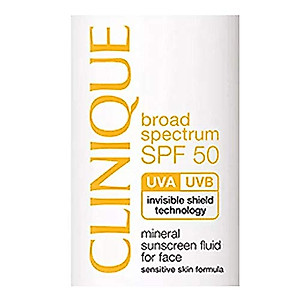 Clinique Spf 50 Mineral Sunscreen Fluid for Face, 1 Ounce