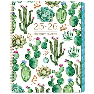 2023-2024 Monthly Calendar/Planner - Monthly Planner/Calendar 2023-2024, 9" x 11", Jan 2023 - Dec 2024, Planner 2023-2024 with Monthly Tabs, Twin-Wire Binding, Two-Side Pocket, Perfect Organizer.
