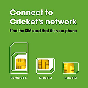 Cricket Wireless 3-in-1 SIM Kit - Bring Your Own Phone - 2.0