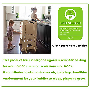 Little Partners Limited Edition Learning Tower®, Toddler Tower - Wooden Kitchen Stool and Helper Tower for Babies, Toddlers and Kids, Team Building Skills, Kitchen Step Stool (Natural)