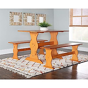 Linon Chelsea Bench Natural