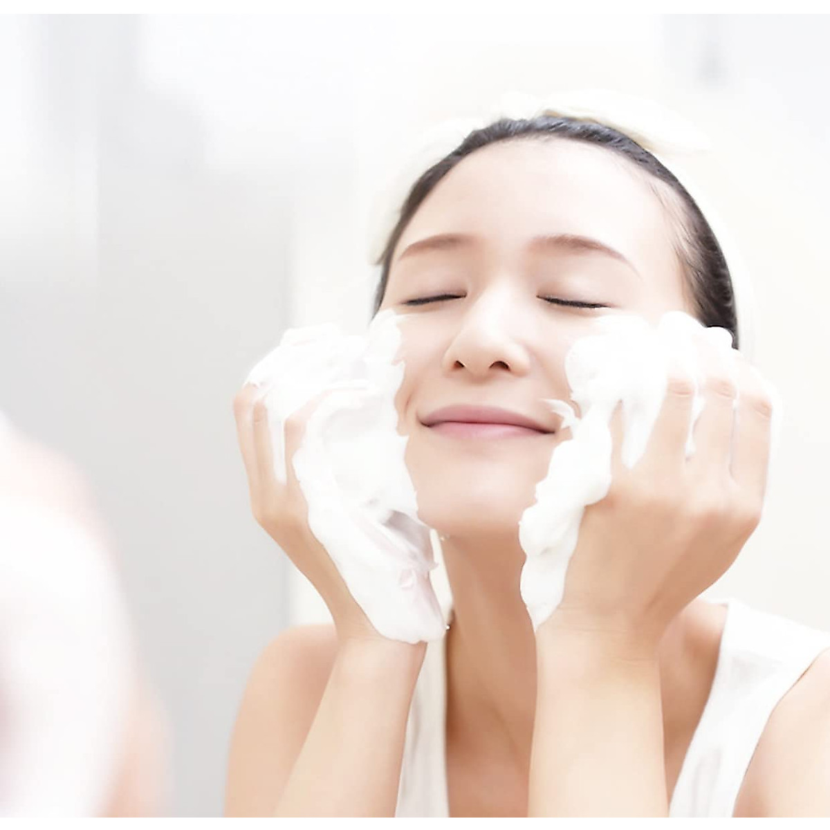 JIBIACB Facial Foamer Face Foam Maker Marshmallow Whip Maker Skincare Tools Facial Cleansing Tool for Face Wash Gift for Her (2pcs, White+Purple)