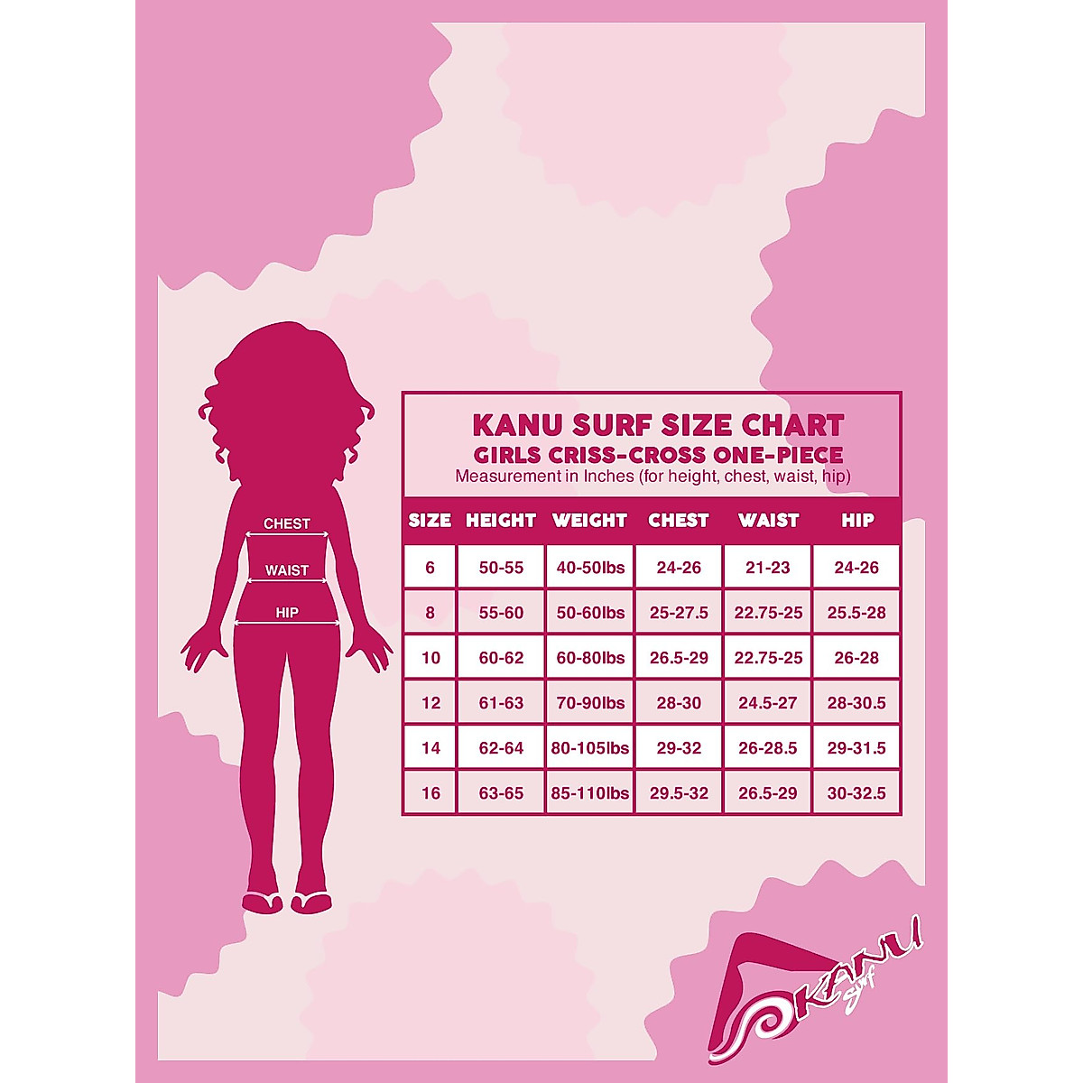 Kanu Surf Girls' Reese UPF 50 Beach Sport Criss-Cross One Piece Swimsuit, Summer Green, 8