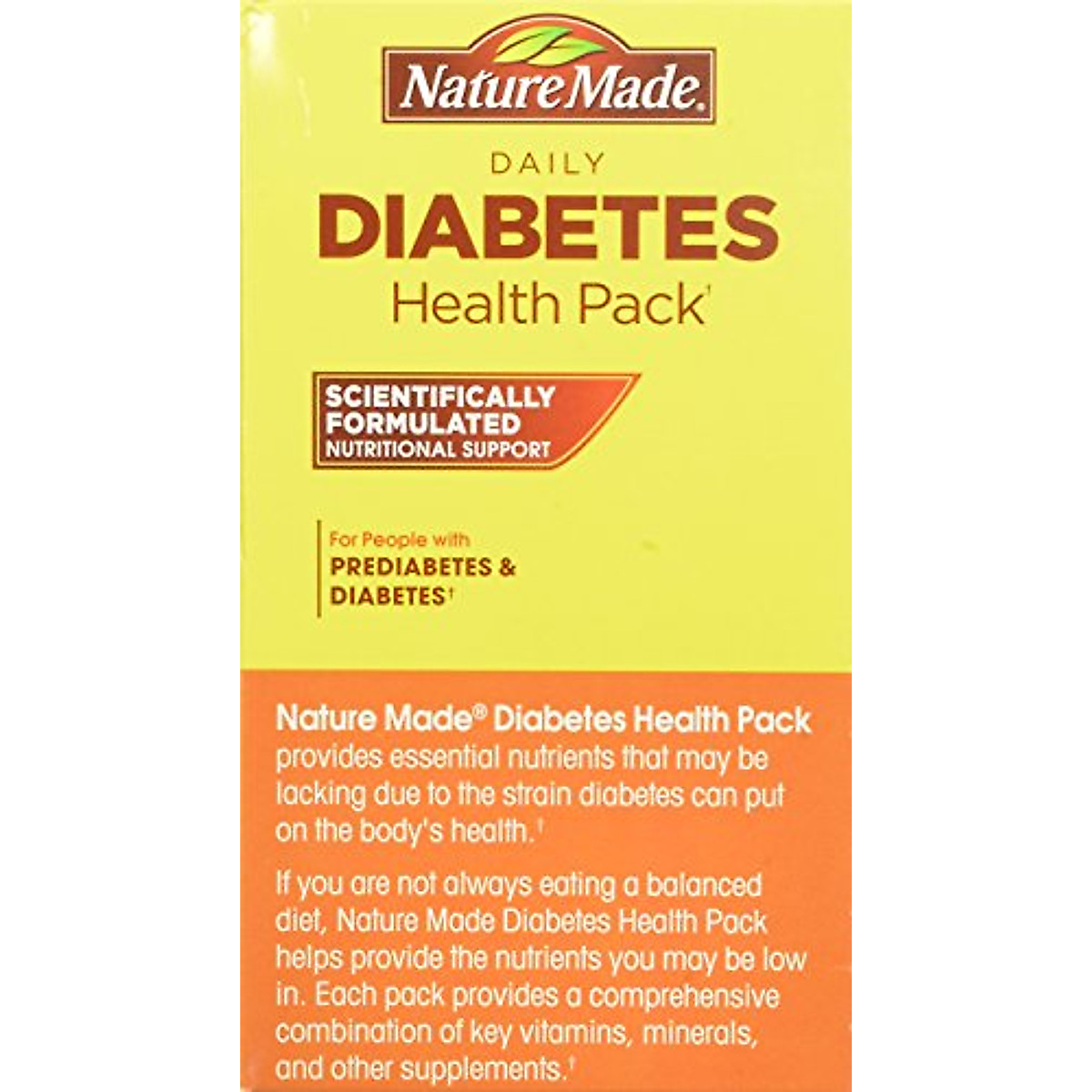 Nature Made Diabetes Health Pack, 30-Count