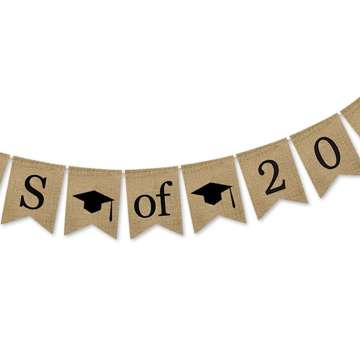 SWYOUN Class of 2023 Burlap Graduation Party Banner Classroom Grad Decoration Supplies