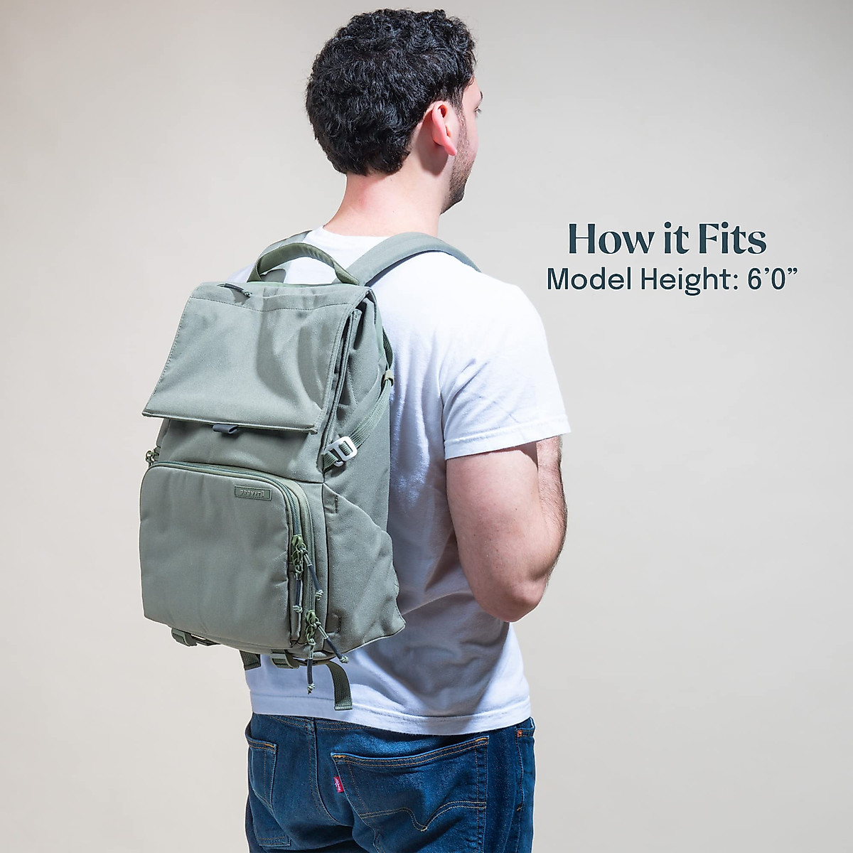BREVITE - The Runner - Compact Camera Backpacks for Photographers - A Minimalist & Travel-friendly Photography Backpack Compatible With Both Laptop & DSLR Accessories 18L (Pine Green)
