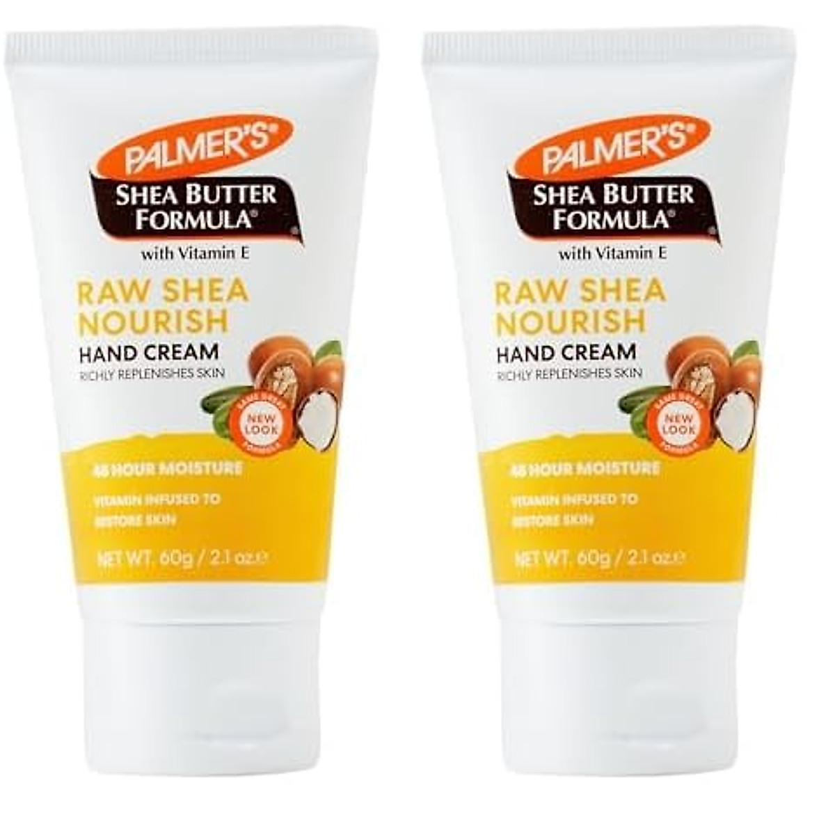 Palmer's Shea Formula Raw Shea Hand Cream with Vitamin E, 2.1 Ounce (Pack of 2)