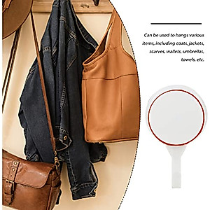 Housoutil Wall Mounted Hooks Suction Hooks Vacuum Suction Cup Hooks Heavy Duty Shower Hooks Suction Hanger Removable Wall Hook for Bathroom Kitchen Towel Robe Loofah White Heavy Duty Hooks