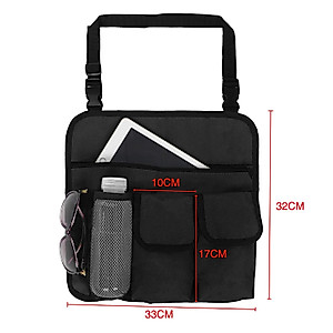 Ylucky Chair Armrest Organize Bag Outdoor Beach Chair Organizer Seat Hanging Storage Pouch Multi Pockets Armrest Beside Caddy Shoulder Bag