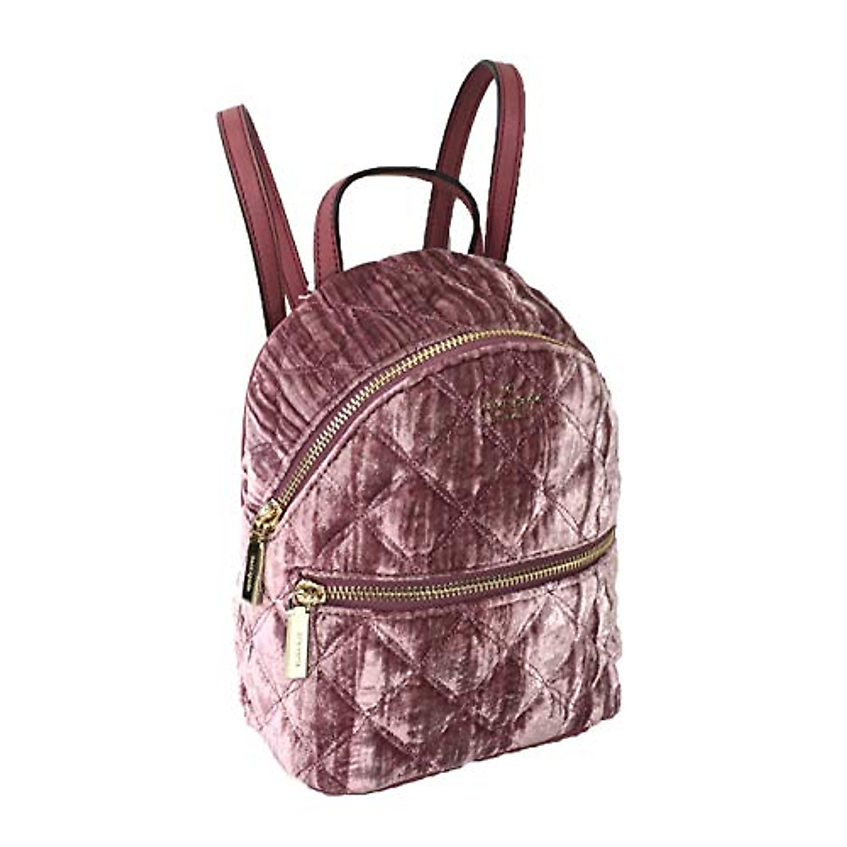 Kate Spade Natalie Crushed Velvet Convertible Mini Backpack (Pomegranate Pink)