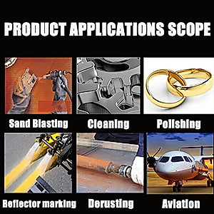 Glass Beads - 10LBS or 4.5kg Premium Long-Lasting Blasting Abrasive Media ,Spec No 10 for Blast Cabinets Or Sand Blasting Guns - 120 Mesh or Grit