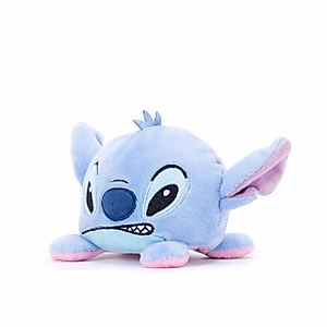 Disney Simba Official Stitch and Angel Reversible Plush Toy for Kids Stitch, Blue, Pink