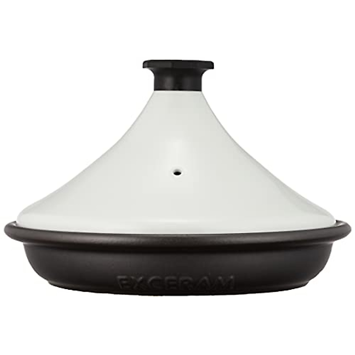 Arita Ware Tagine Pot, Earthenware Pot, Approx. 8.3 inches (21 cm), Microwave Safe, Direct Fire, Mt. Fuji White, Made in Japan