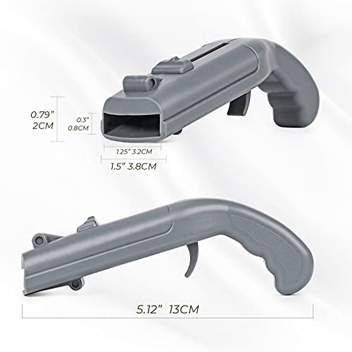Bottle Opener Cap Gun Bottle Opener Bottle Shooter Launcher, Creative for Home Party Shoots Over 5 Meters by QEZEZA (Grey and Red)