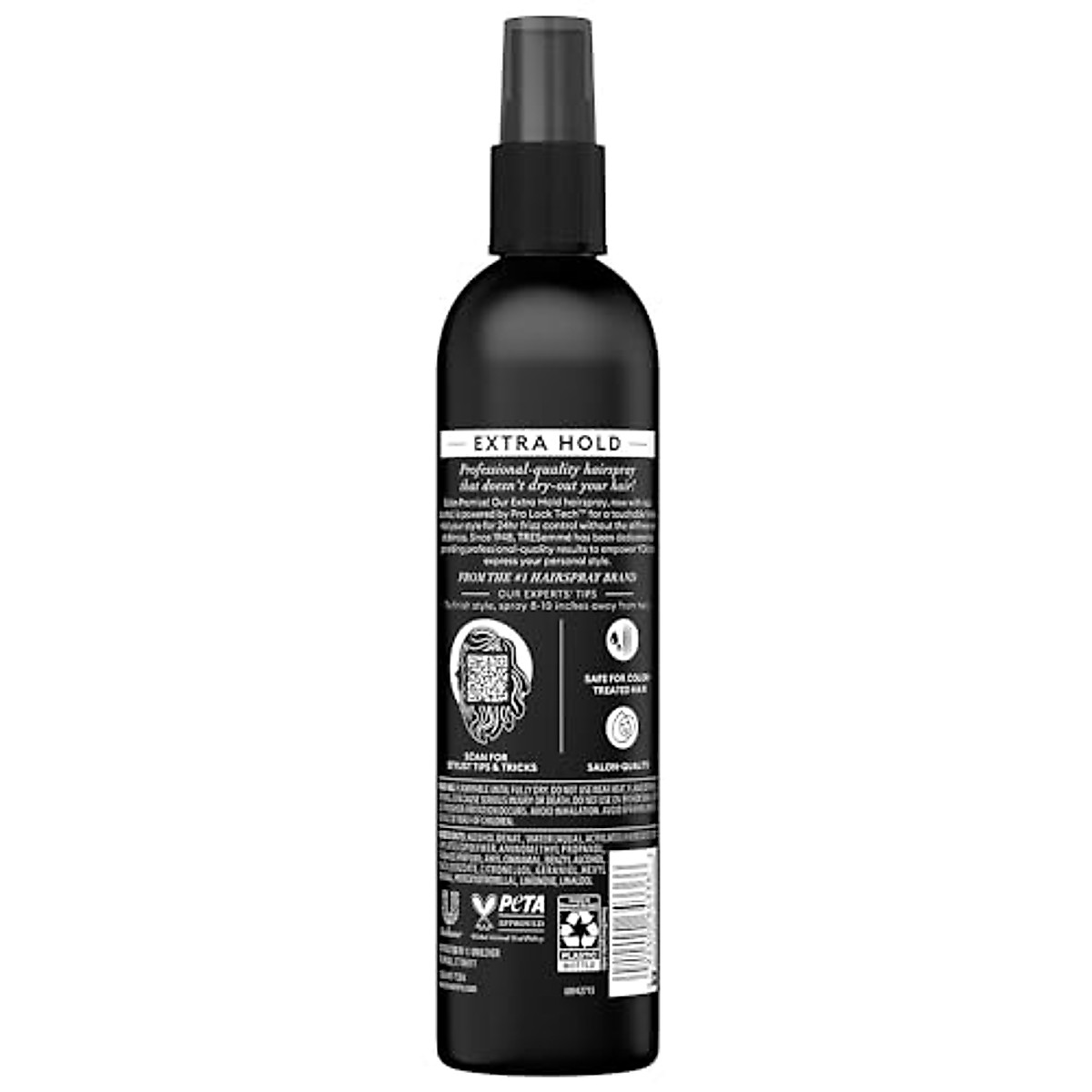 TRESemme Two Spray with Extra Hold Non-Aerosol Hairspray, 10 oz, Extra-Firm Control, Strong Hold with Touchable Feel, Humidity Resistant, Frizz Control, Pack of 3 Pump Bottles.