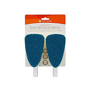 Full Circle Laid Back 2.0 Dish Sponge Refill Replacement Head, 2 Pack