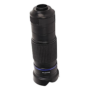 Phone Telescope Lens, HD Phone Zoom Lens Portable Clip on Design Coated Lens for Travel