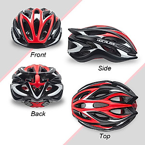 HOCALISS Adult Bike Helmet, Road Bike Helmet for Adult Men Women Cycling Adjustable M/L Size 21.65 to 24 Inches