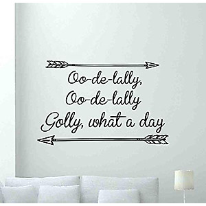 Oo De Lally Wall Decal Sign Robin Hood Arrow Quote Poster Baby Decor Gift Lettering Children Gift Vinyl Sticker Print Nursery Wall Art Room Design Robin Hood Poster Custom Mural 199bar