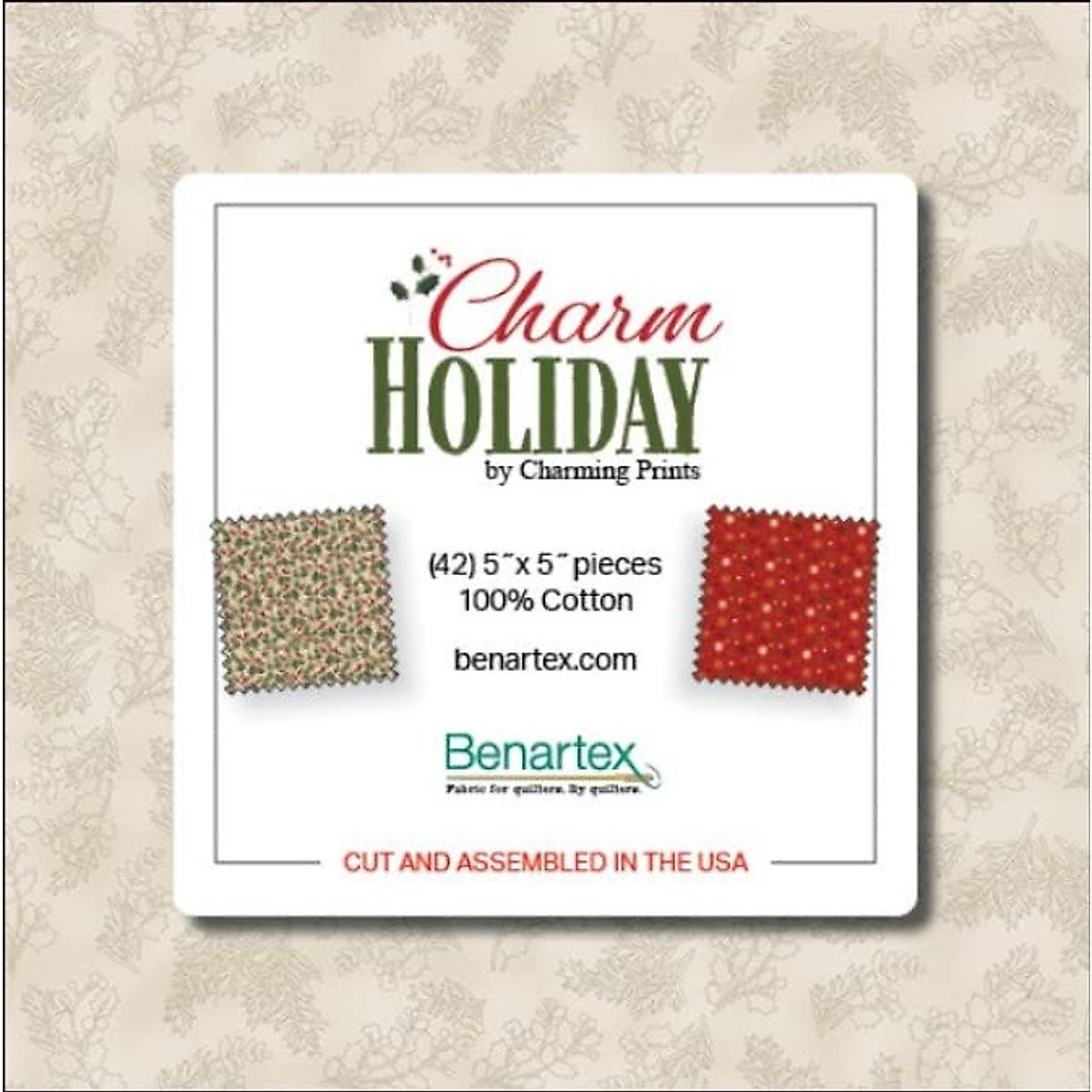 42 5 Inch Charm Holiday by Charming Prints for Benartex