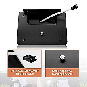 Digital Control Panel, Masterbuilt Replacement Parts, Compatible with Masterbuilt MB20071317/ 20071117/ 21071218 and More MB Electric Smoker Models Top Controller, Part Number：9907160014